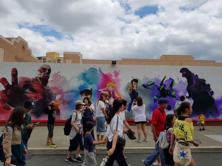 Shingeki No Kyojin in Japan [Attractions, Figures & More]